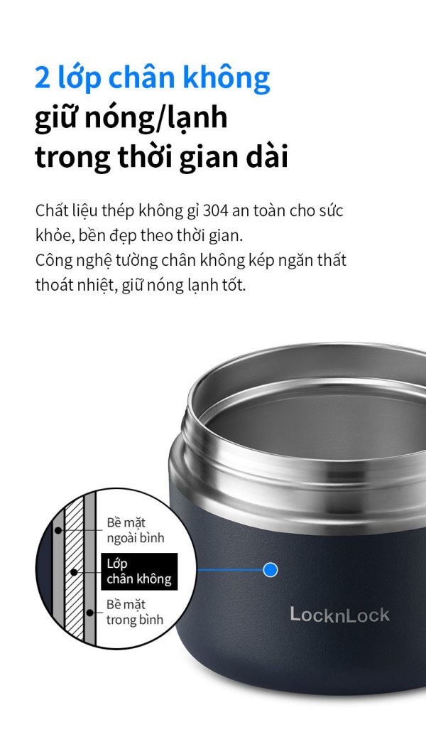 Đánh Giá Hộp Cơm Giữ Nhiệt Lock&Lock Pump Vacuum Lunch Box LHC8052S02 | ViuViu